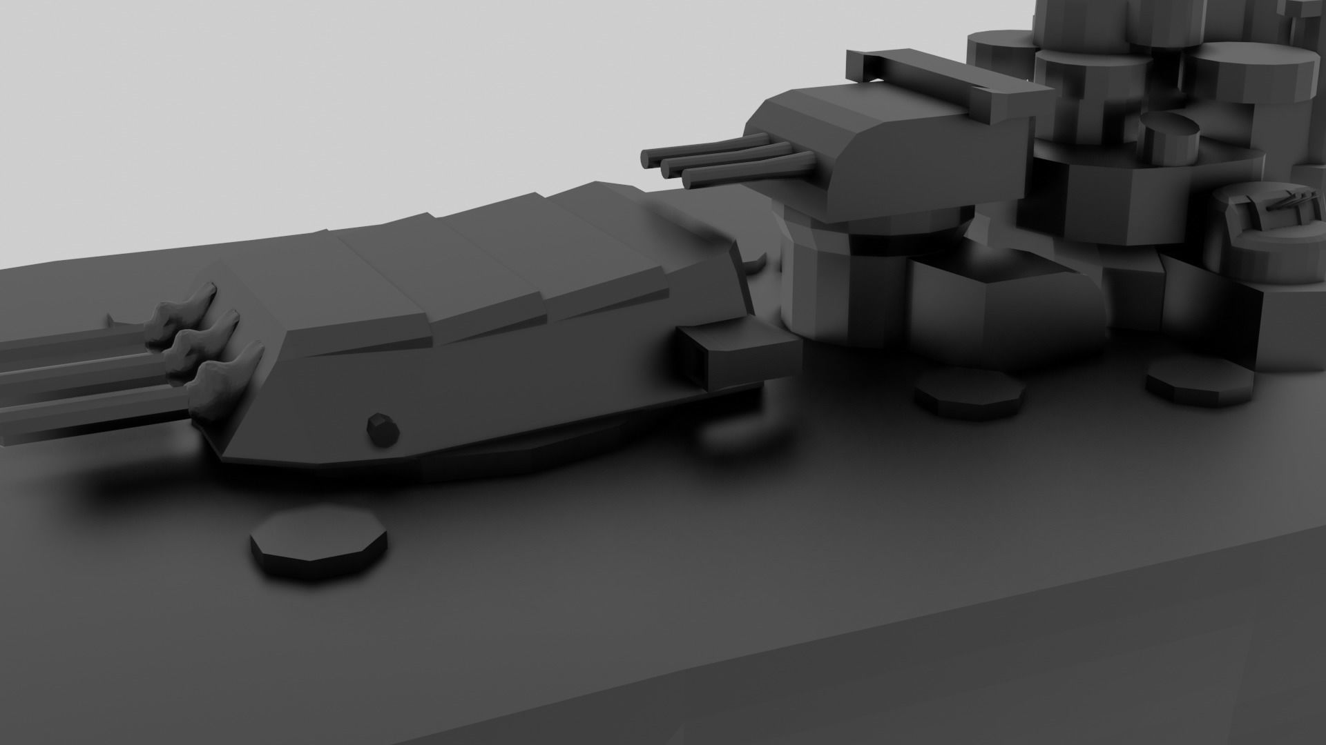 IJN Yamato - Model for small scale printing 3D model 3D printable ...