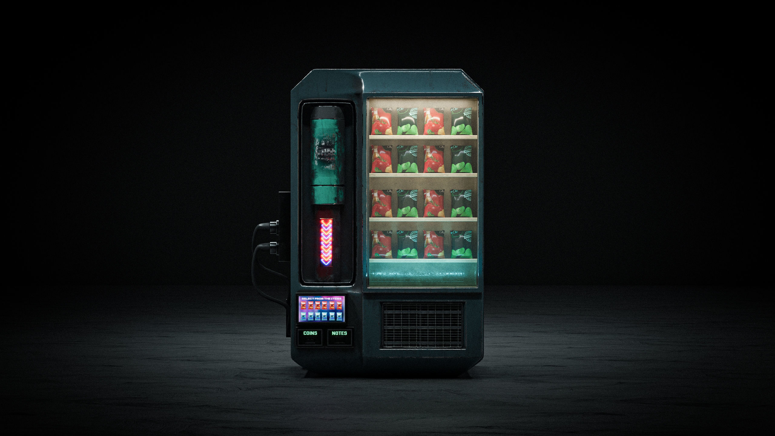 Vending machine 3d model-HIGH-POLY 3D model | CGTrader