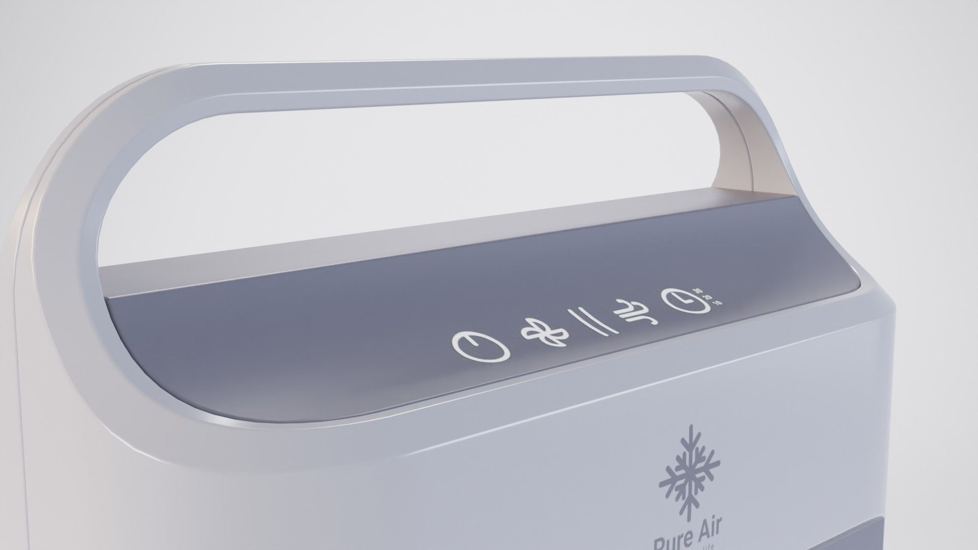 3D model Air Purifire Concept 20x10x30 VR / AR / low-poly | CGTrader