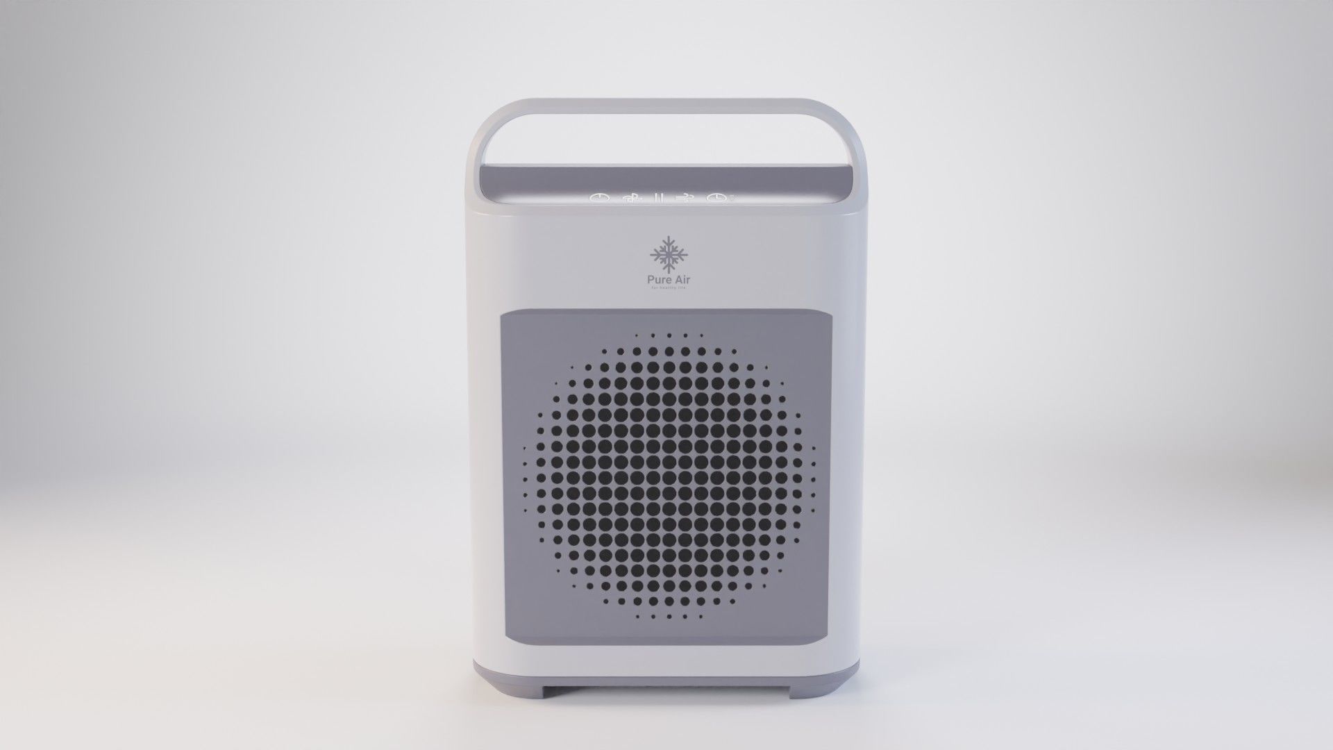 3D model Air Purifire Concept 20x10x30 VR / AR / low-poly | CGTrader