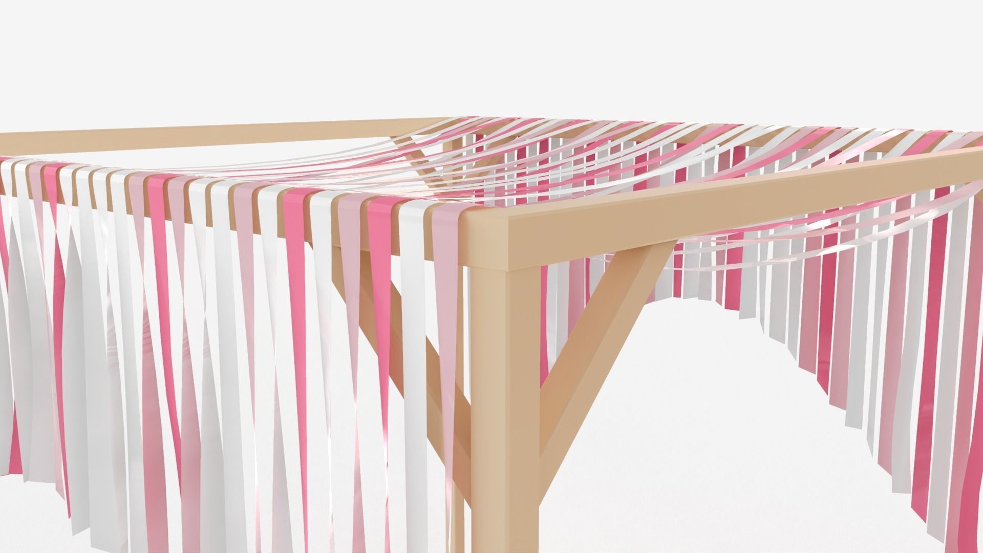 Ribbons Pergola 3D model | CGTrader
