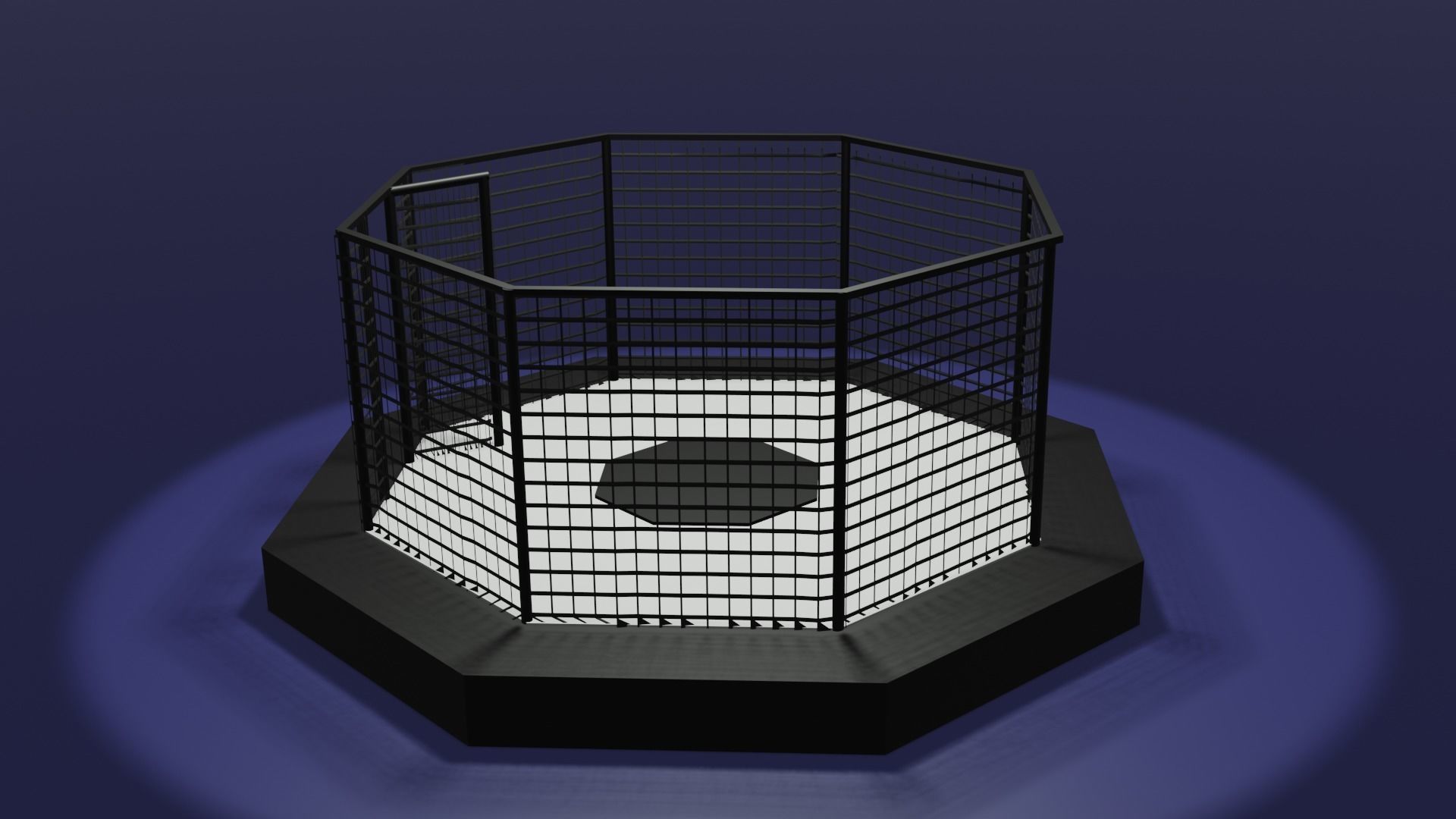 MMA Octagon Cage free VR / AR / low-poly 3D model | CGTrader