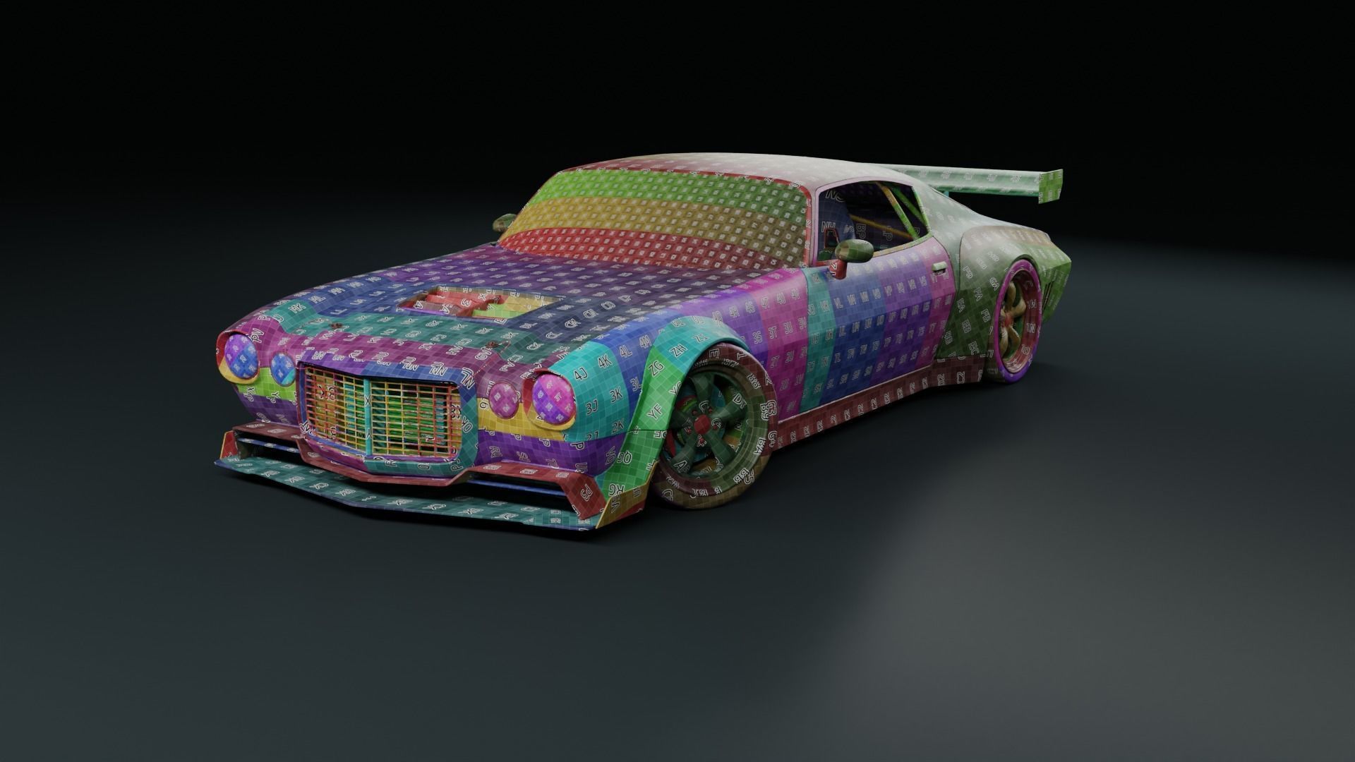 1970 Chevrolet Camaro Mid-Poly 3D model | CGTrader