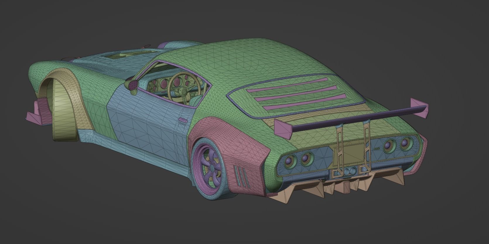 1970 Chevrolet Camaro Mid-Poly 3D model | CGTrader
