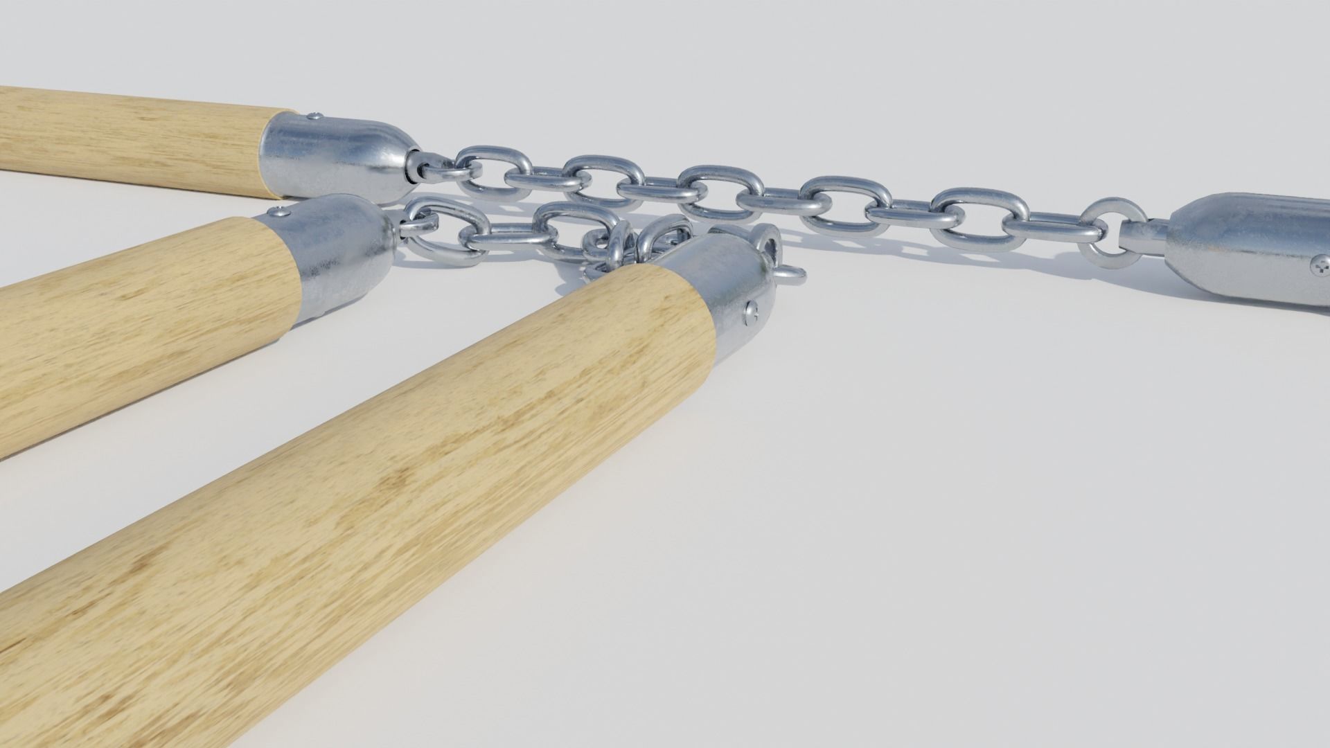 Nunchaku 3d 3D model | CGTrader