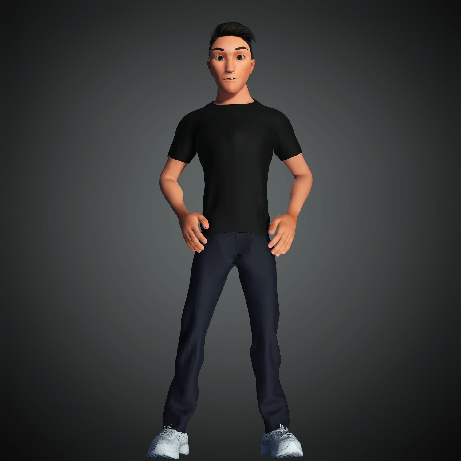 Handsome Cartoon Character Boy Animated Blender Maya Iclone 3D model ...