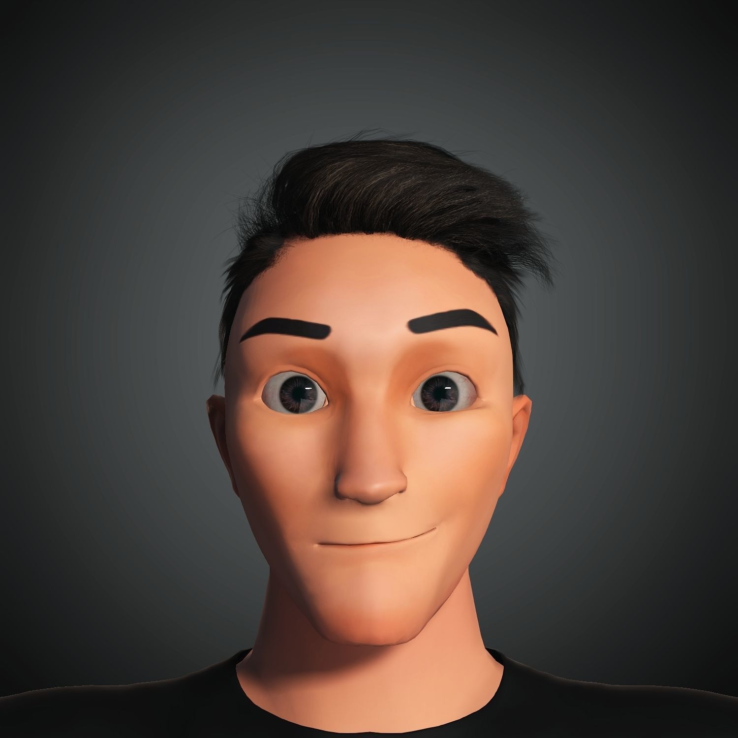 Handsome Cartoon Character Boy Animated Blender Maya Iclone 3D model ...