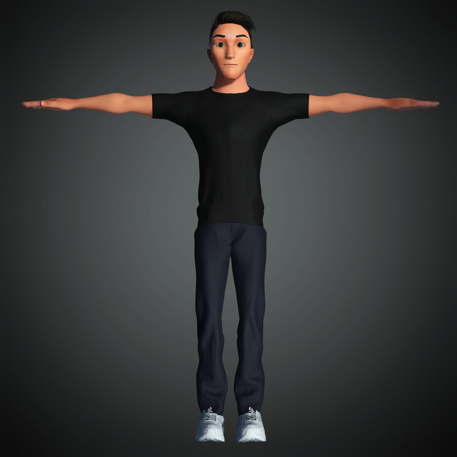 Handsome Cartoon Character Boy Animated Blender Maya Iclone 3D model ...