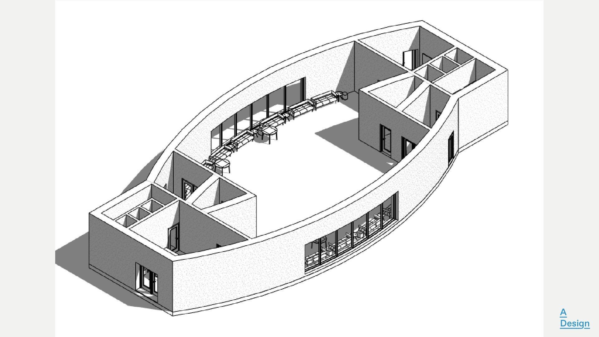 Exhibition Center - Revit 3D model | CGTrader