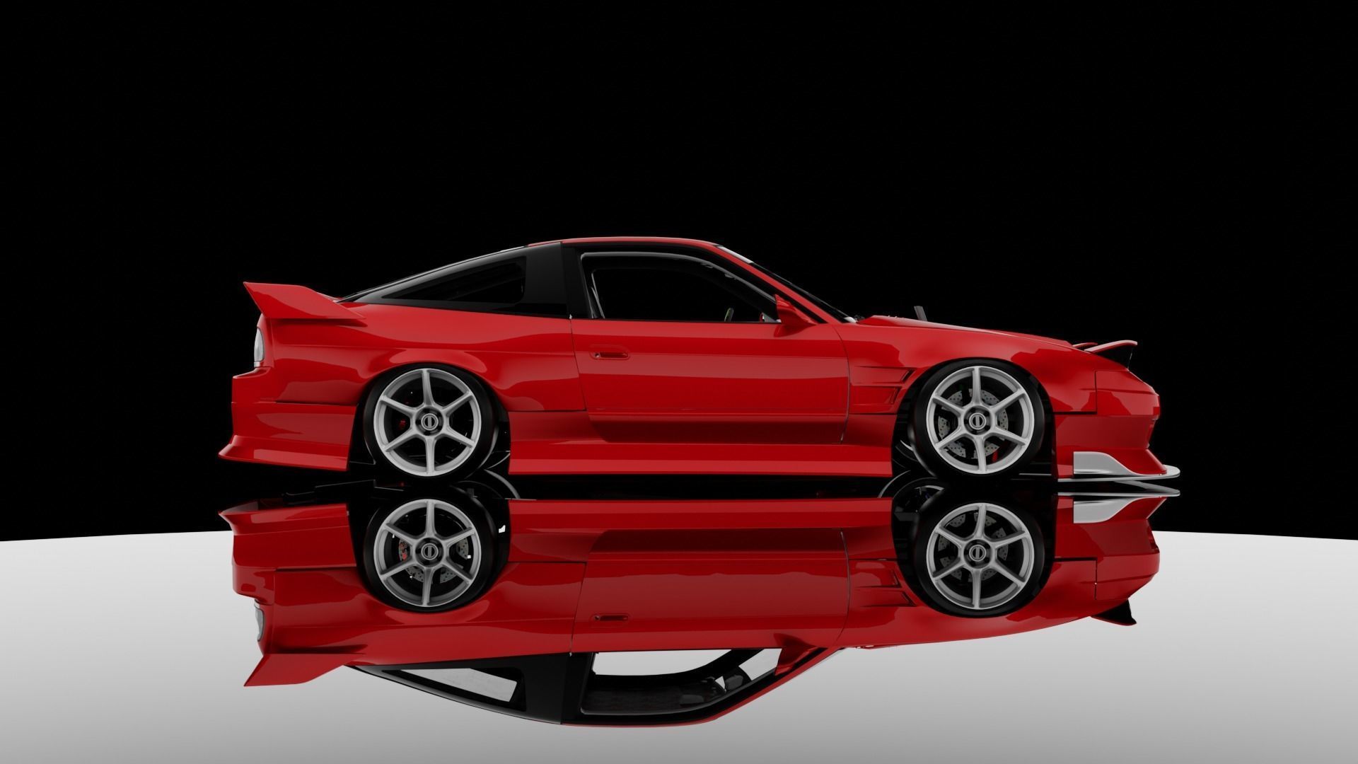 JDM drift car 180SX 3D model | CGTrader