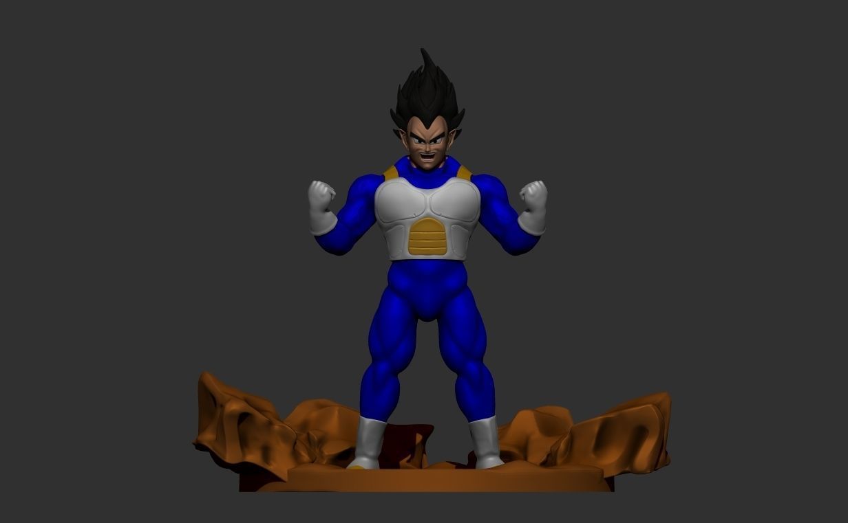 Vegeta - dragon ball character 3D model 3D printable | CGTrader