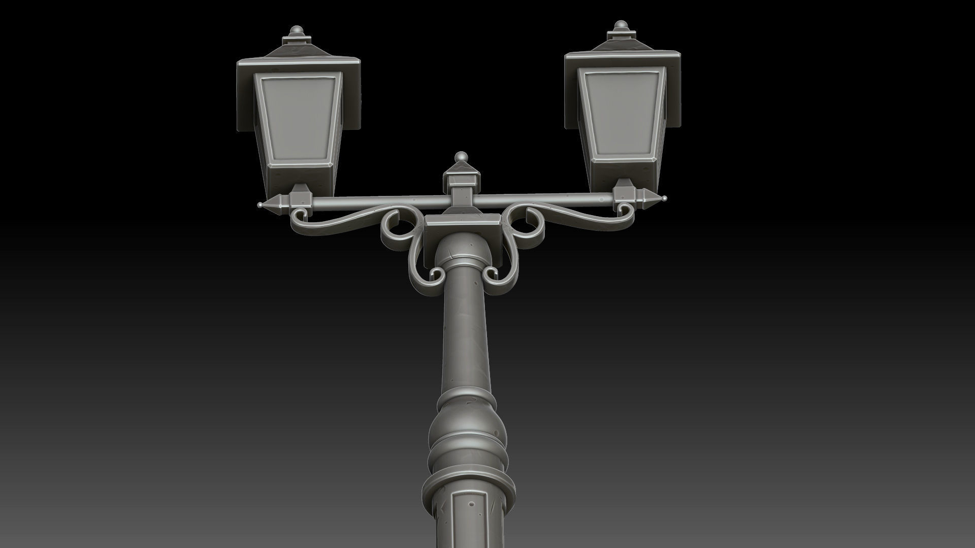 Stylized street light 3D model | CGTrader