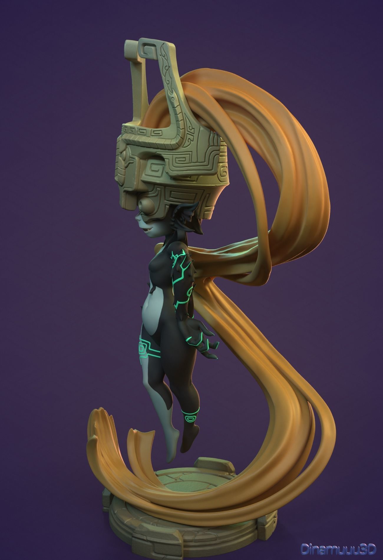 Midna Twilight Princess True and Imp Versions SFW NSFW STL 3D model 3D ...