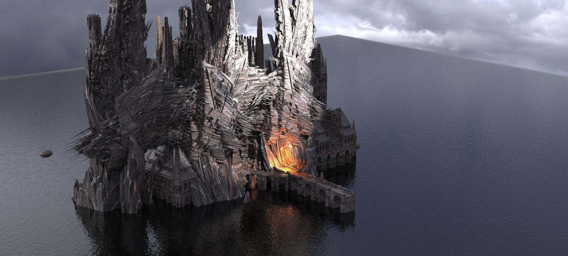 Dark Dukes Castle Tower 3 3D model | CGTrader