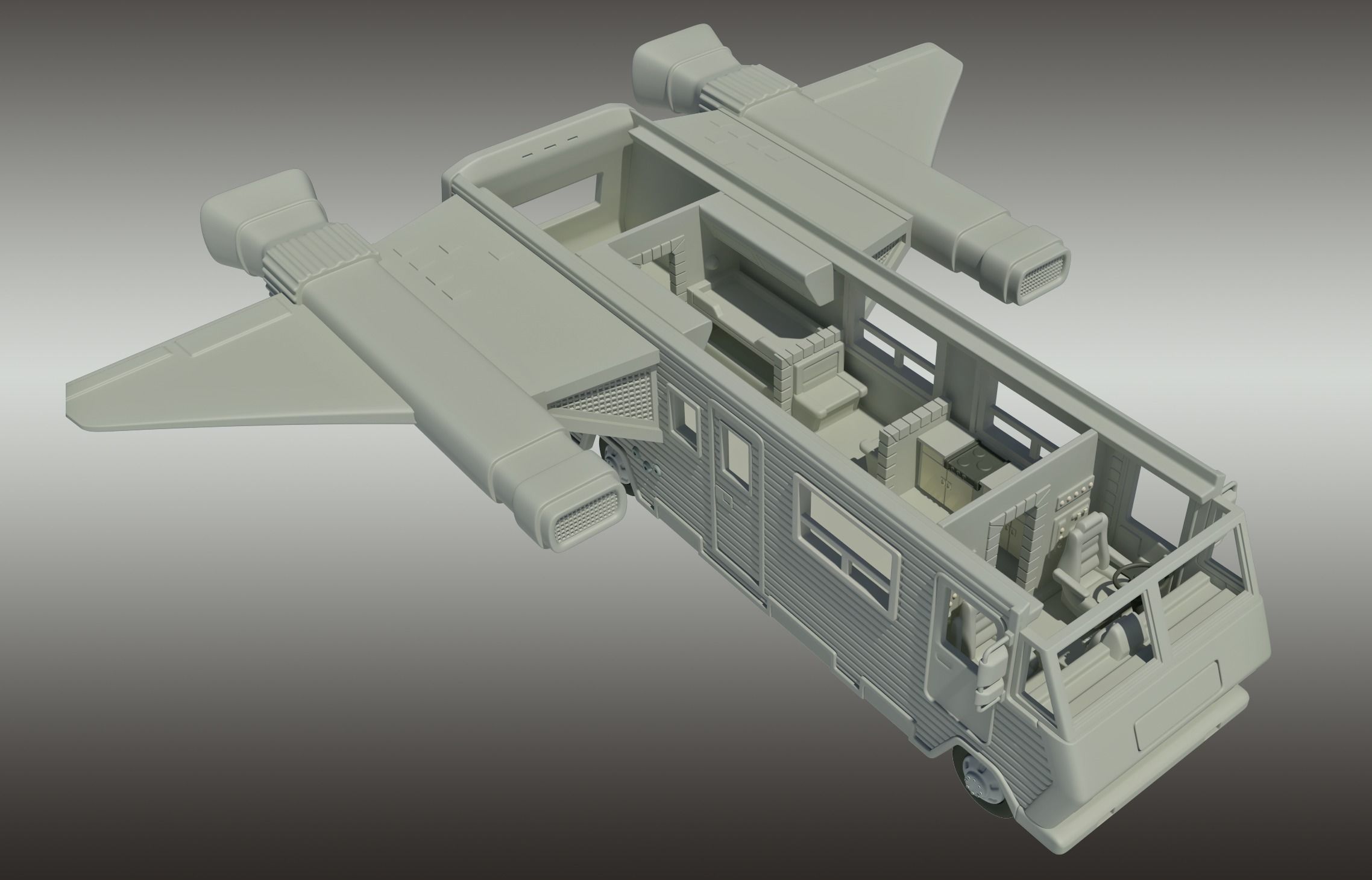 The Eagle 5 - Space Vehicle 3D model 3D printable | CGTrader