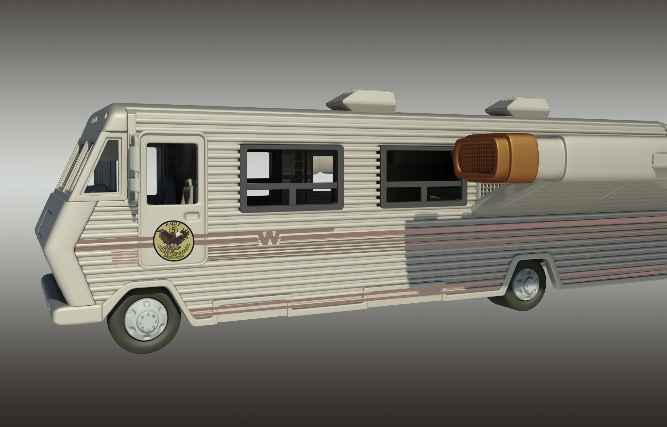 The Eagle 5 - Space Vehicle 3D model 3D printable | CGTrader