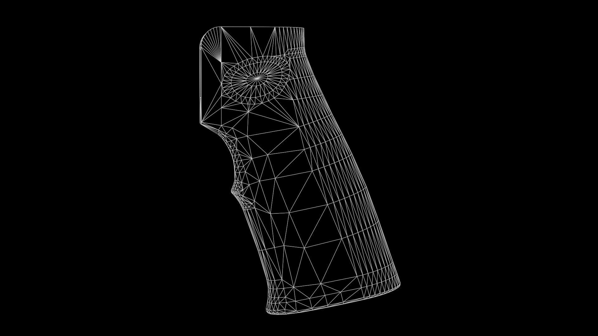 3D model Daniel Defense Pistol Grip Without Trigger Guard VR / AR / low ...