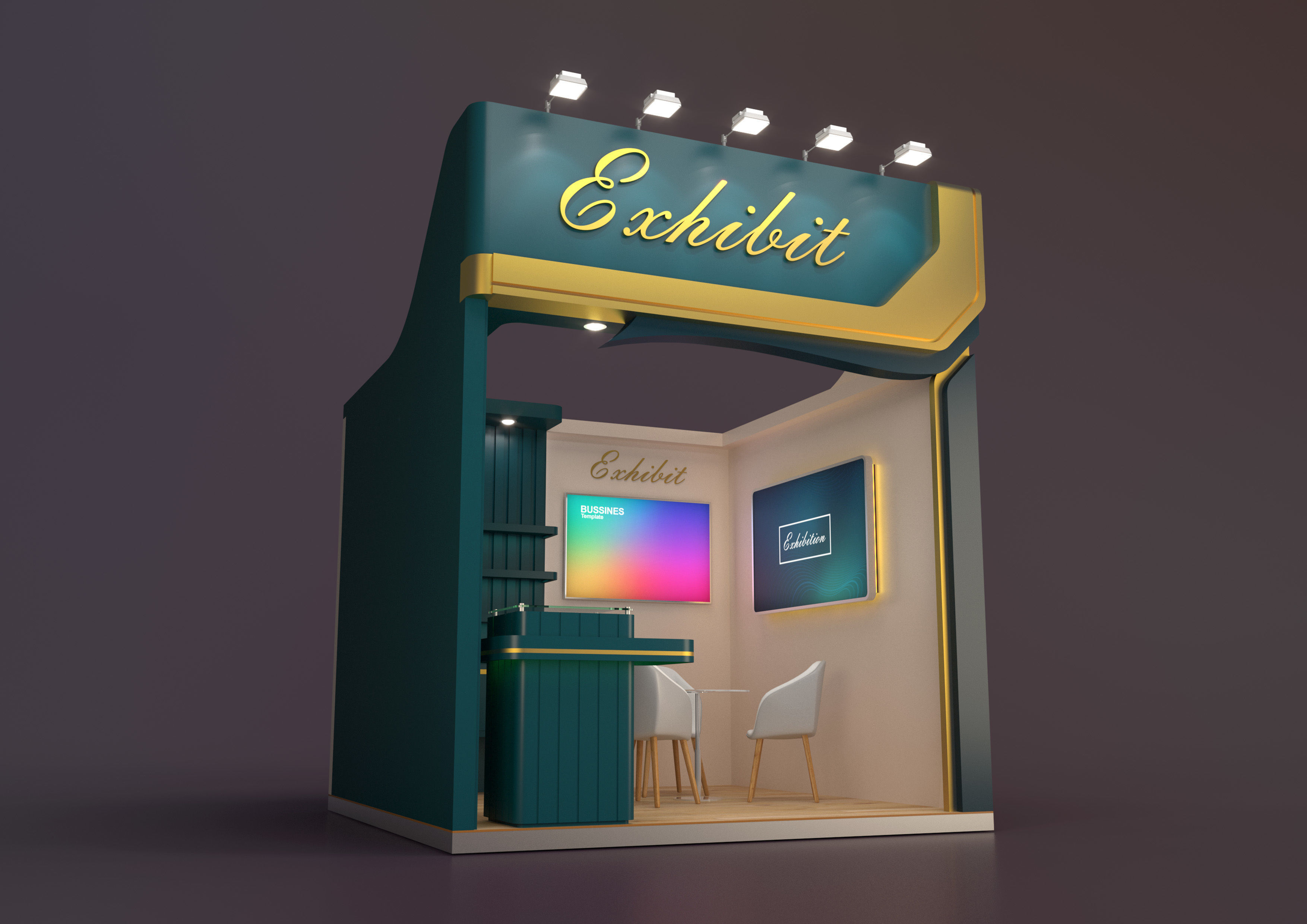 stand design 3D model | CGTrader