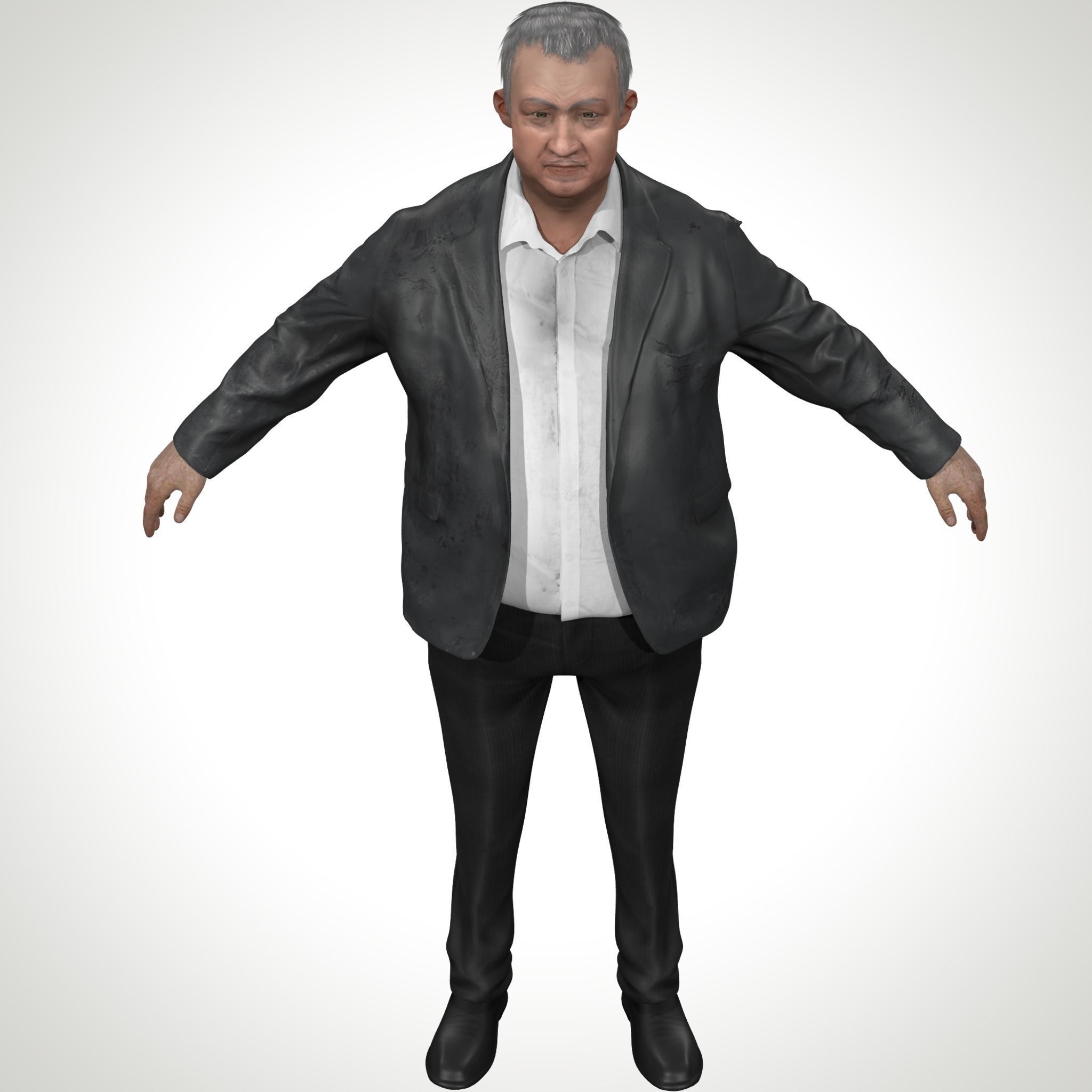 Old Man Rigged 3D model rigged | CGTrader