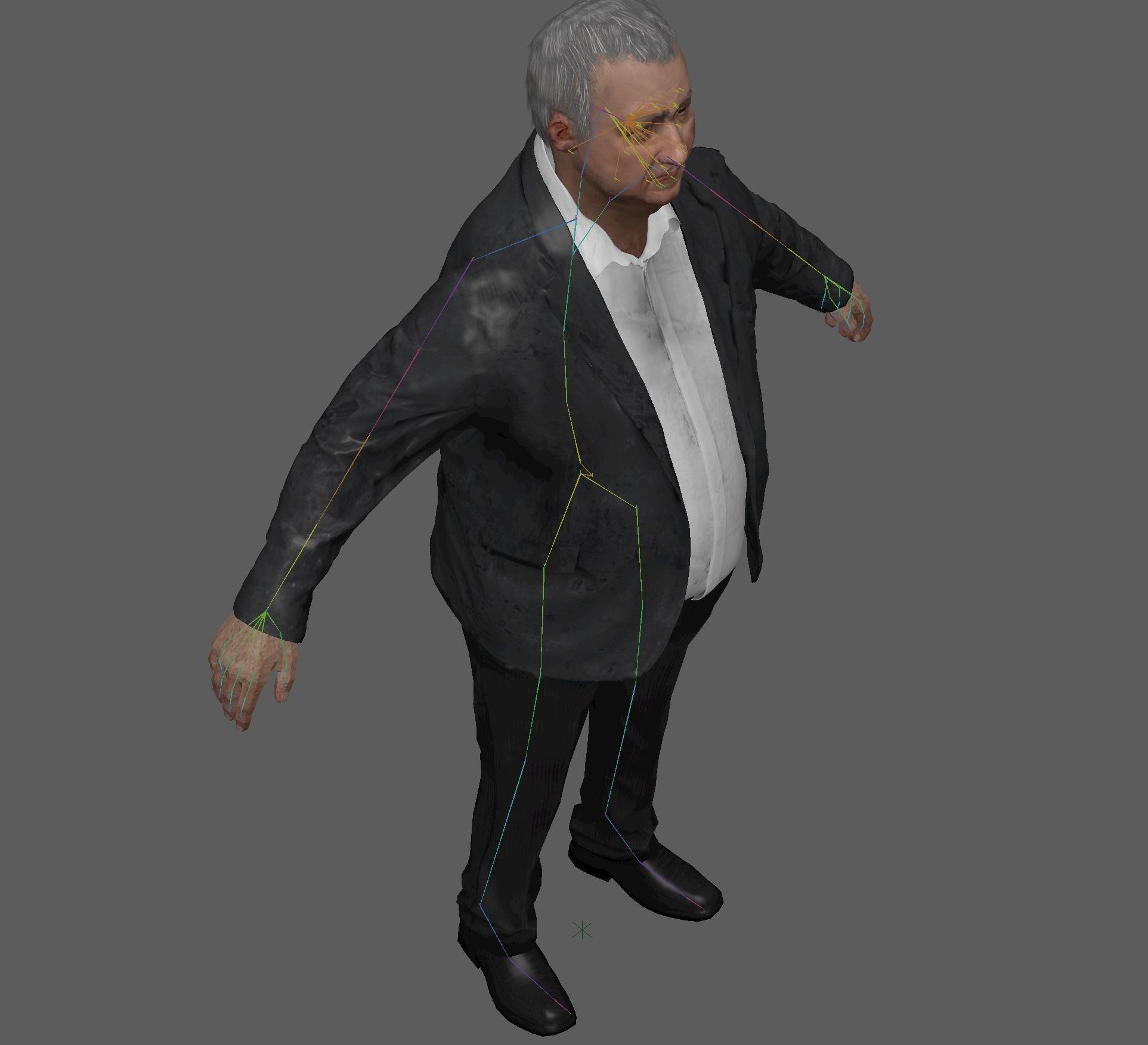 Old Man Rigged 3D model rigged | CGTrader