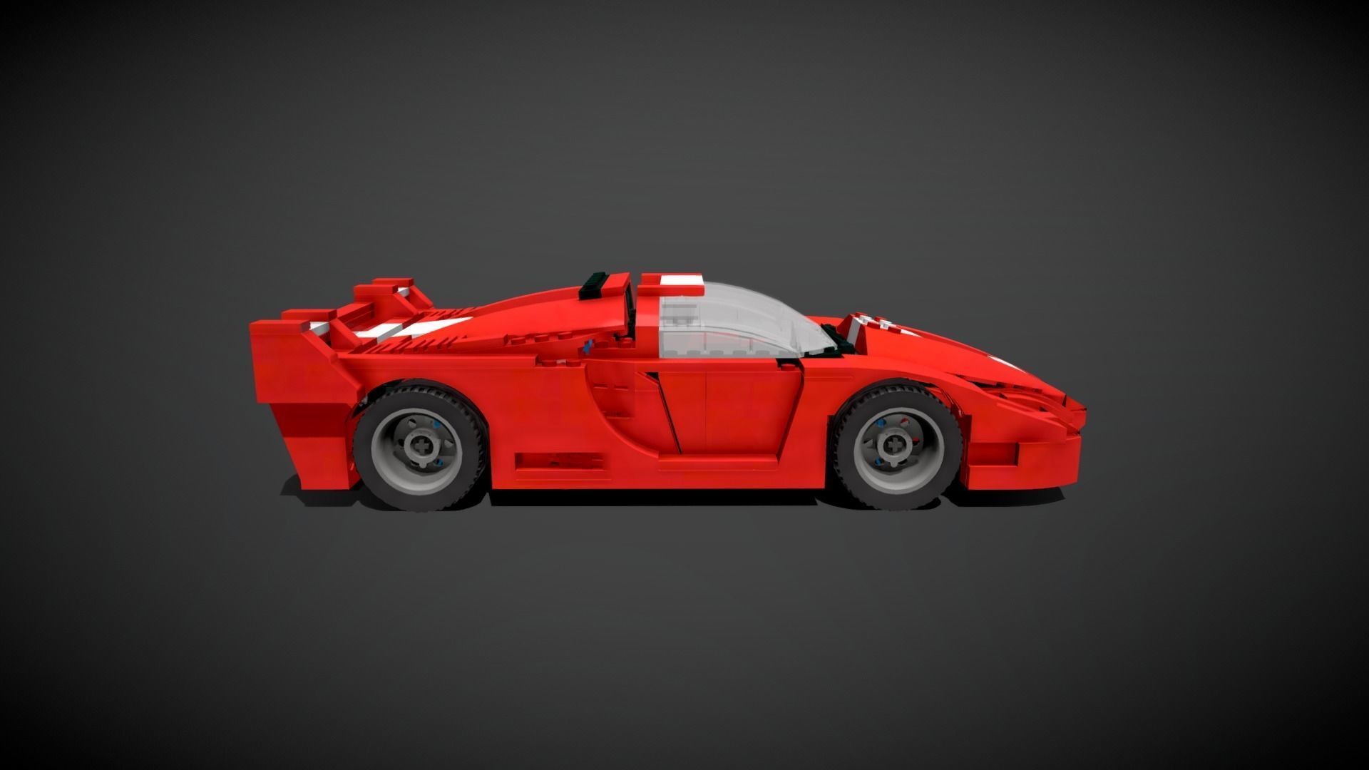 Lego Ferrari FFX 3D model | CGTrader