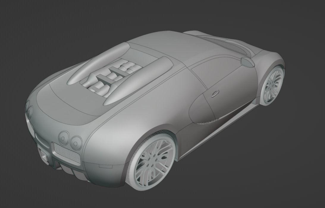 bugatti veyron free 3D model | CGTrader