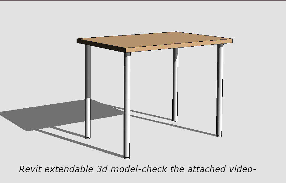 ikea - LINNMON ADILS -Black-brown 3D model rigged | CGTrader