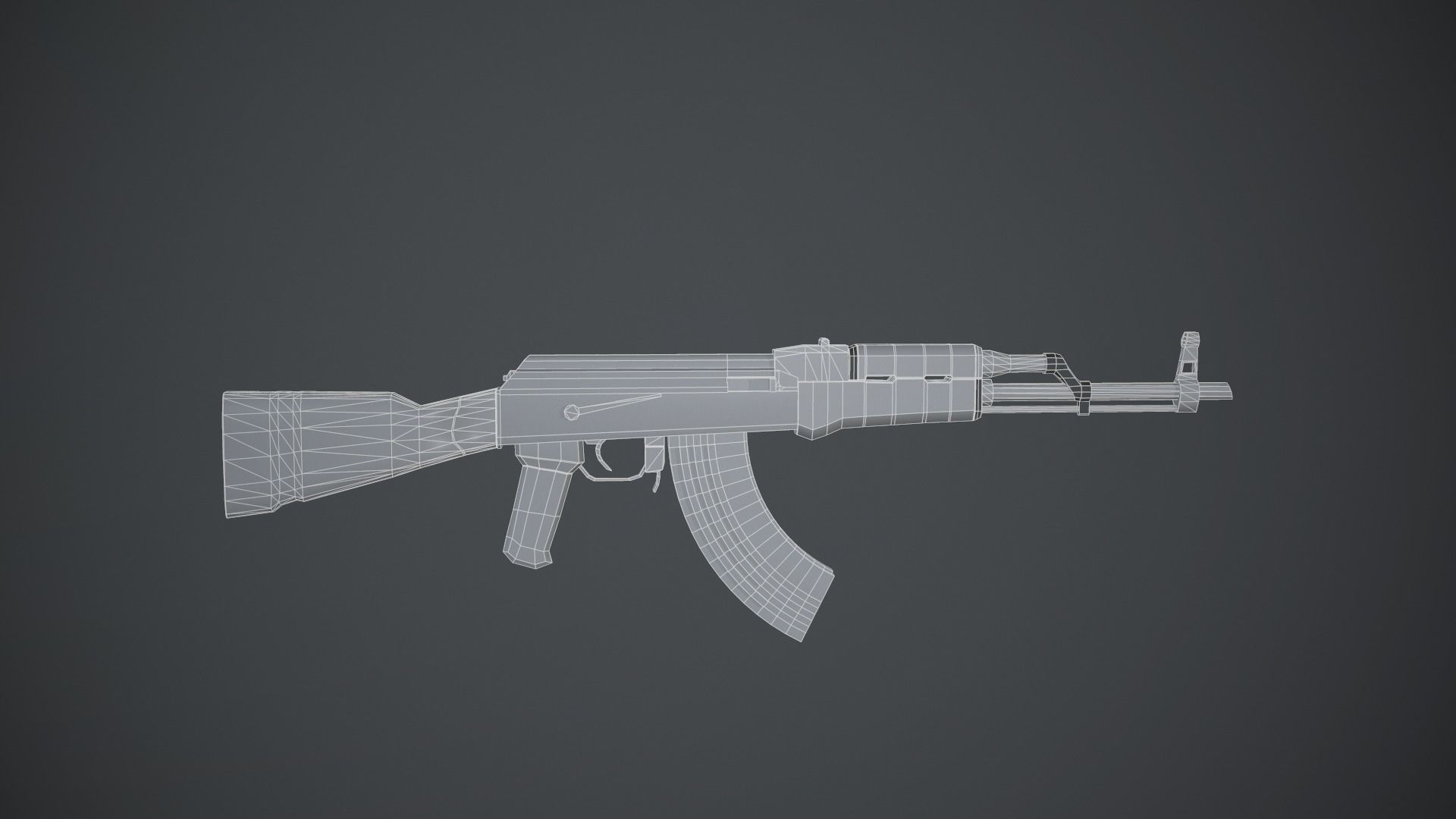 3d model of AK47 free VR / AR / low-poly 3D model | CGTrader