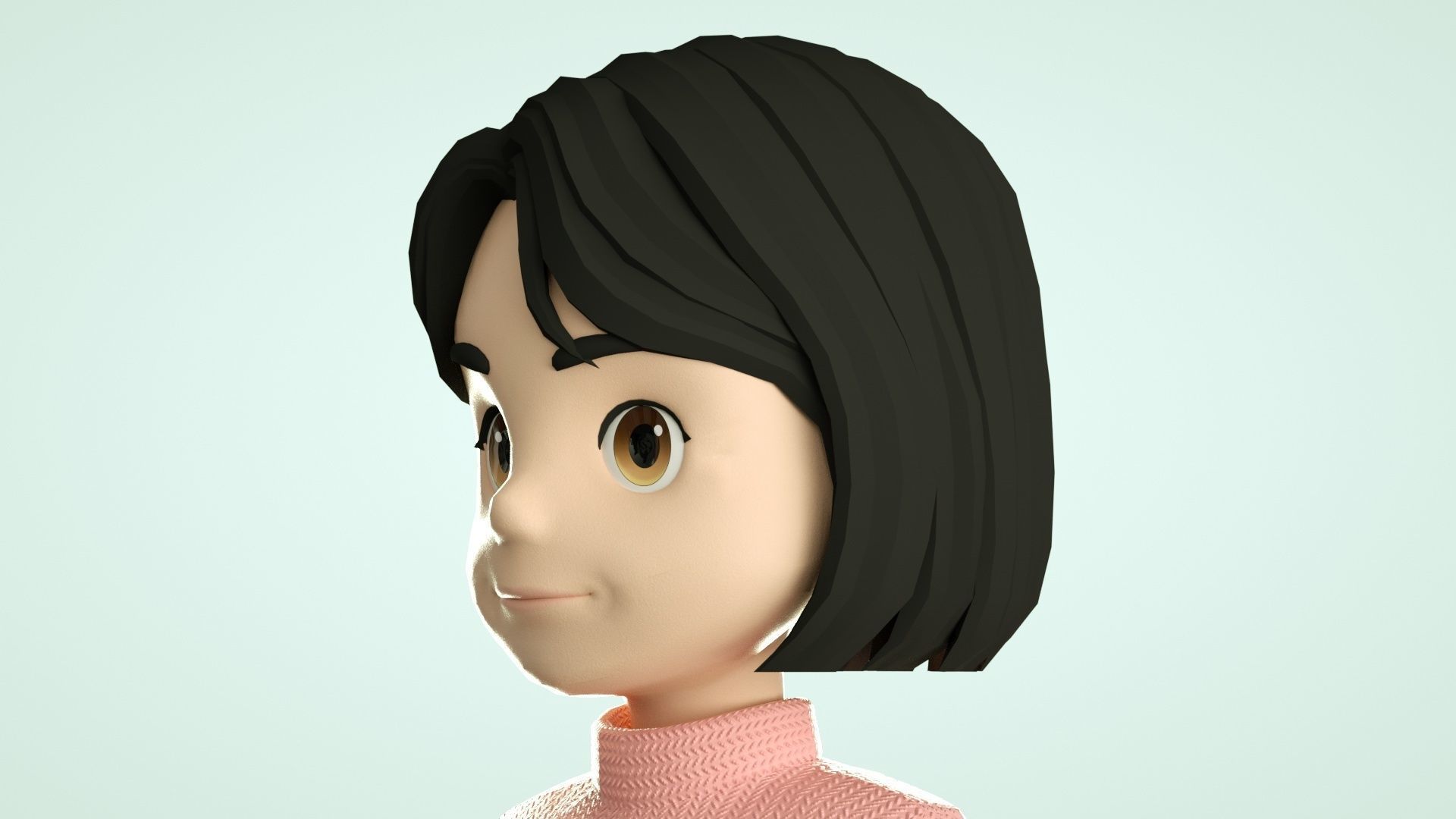 cartoon mom mother family 3D model | CGTrader