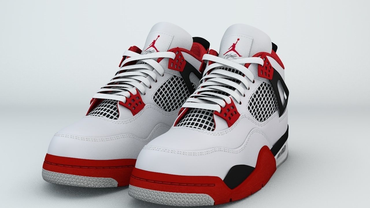 3D model Air jordan 4 VR / AR / low-poly | CGTrader