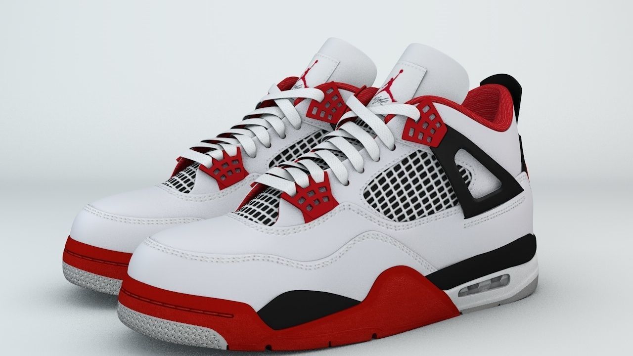 3D model Air jordan 4 VR / AR / low-poly | CGTrader