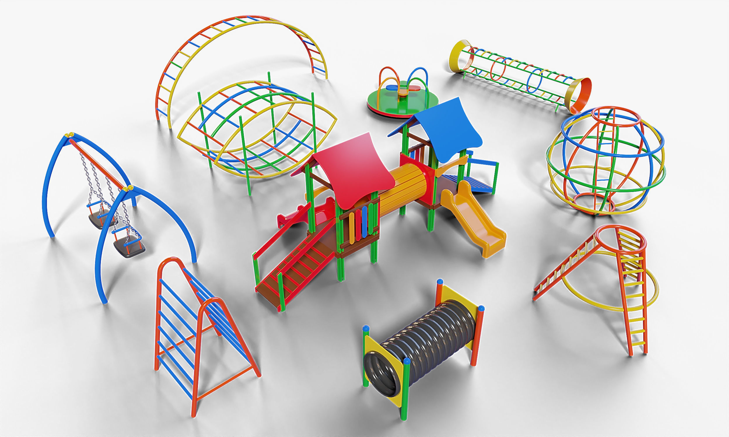 Playground Assets 3D model | CGTrader