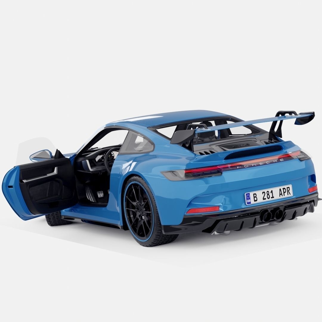 Porsche 911 Gt 3 Touring 3D model rigged | CGTrader