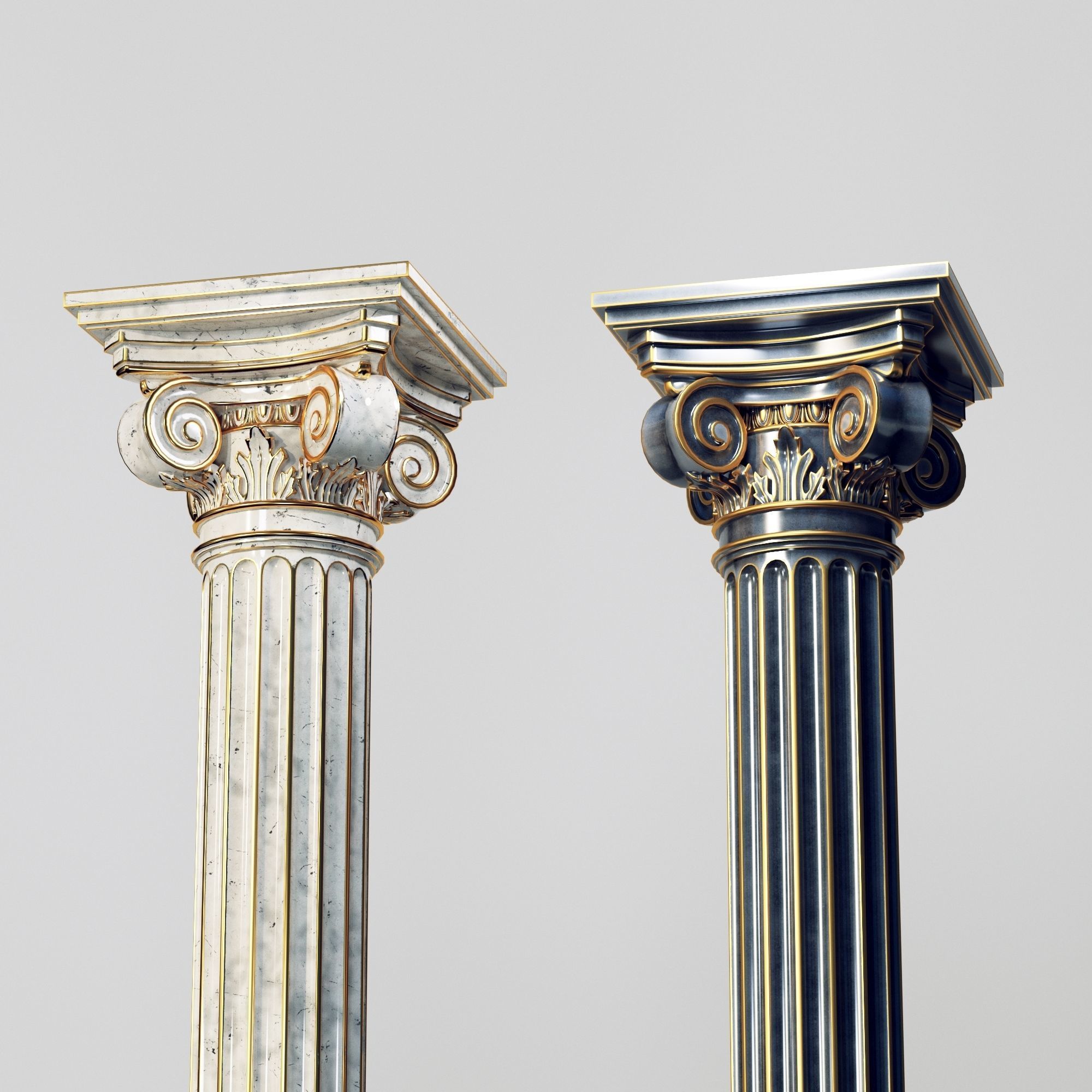 classic column 3D model | CGTrader
