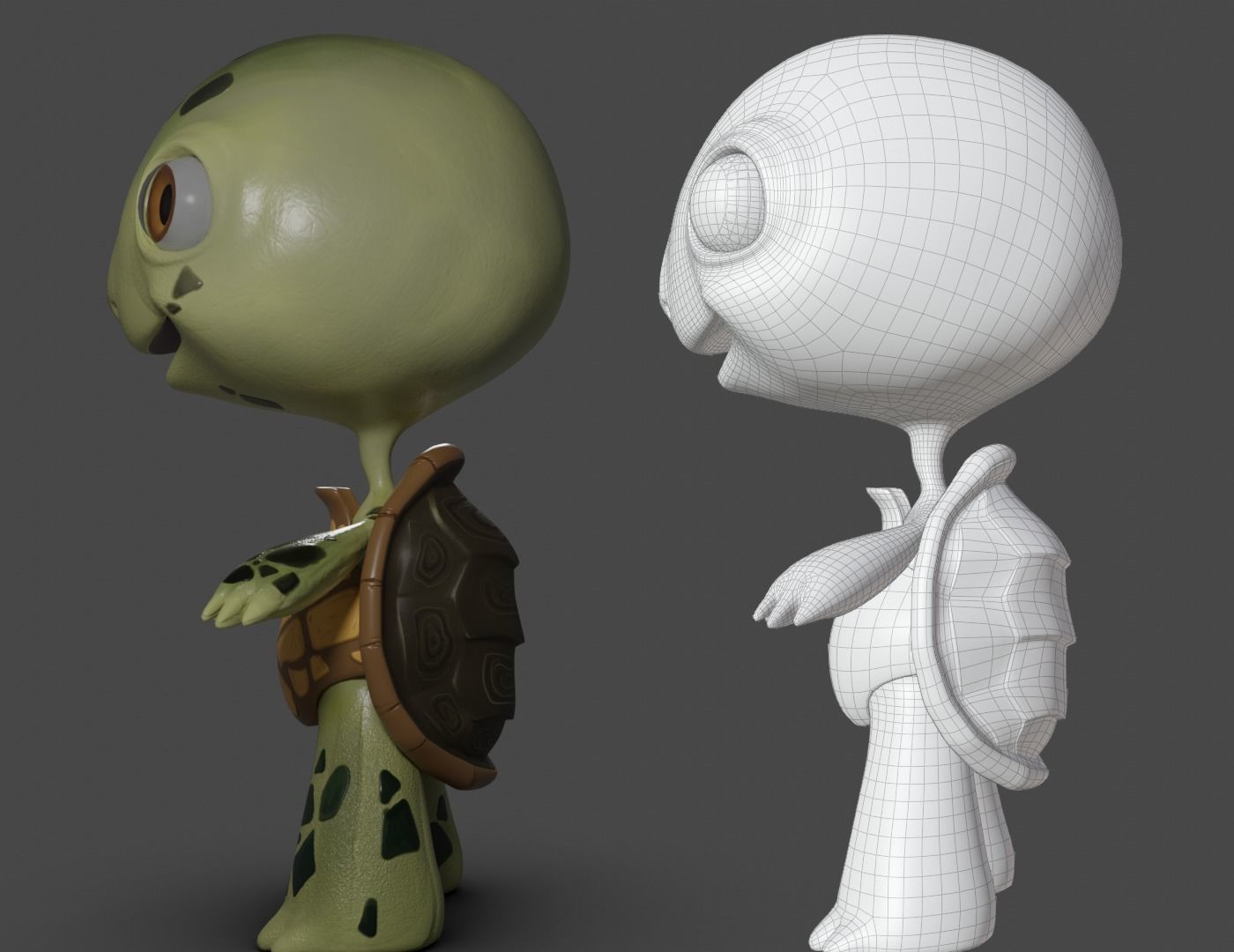 3D Stylized Turtle 3D model rigged | CGTrader