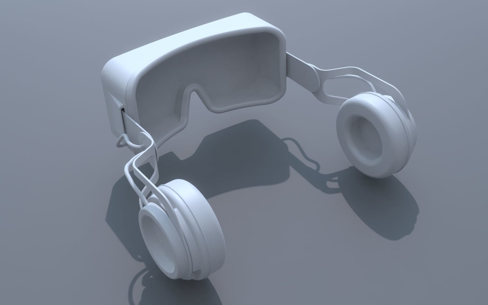 Sci Fi VR AR Headset Glasses 3D model | CGTrader