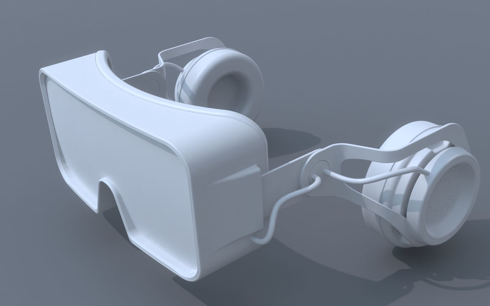 Sci Fi VR AR Headset Glasses 3D model | CGTrader