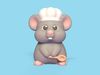 Mouse Cook 3D model 3D printable | CGTrader