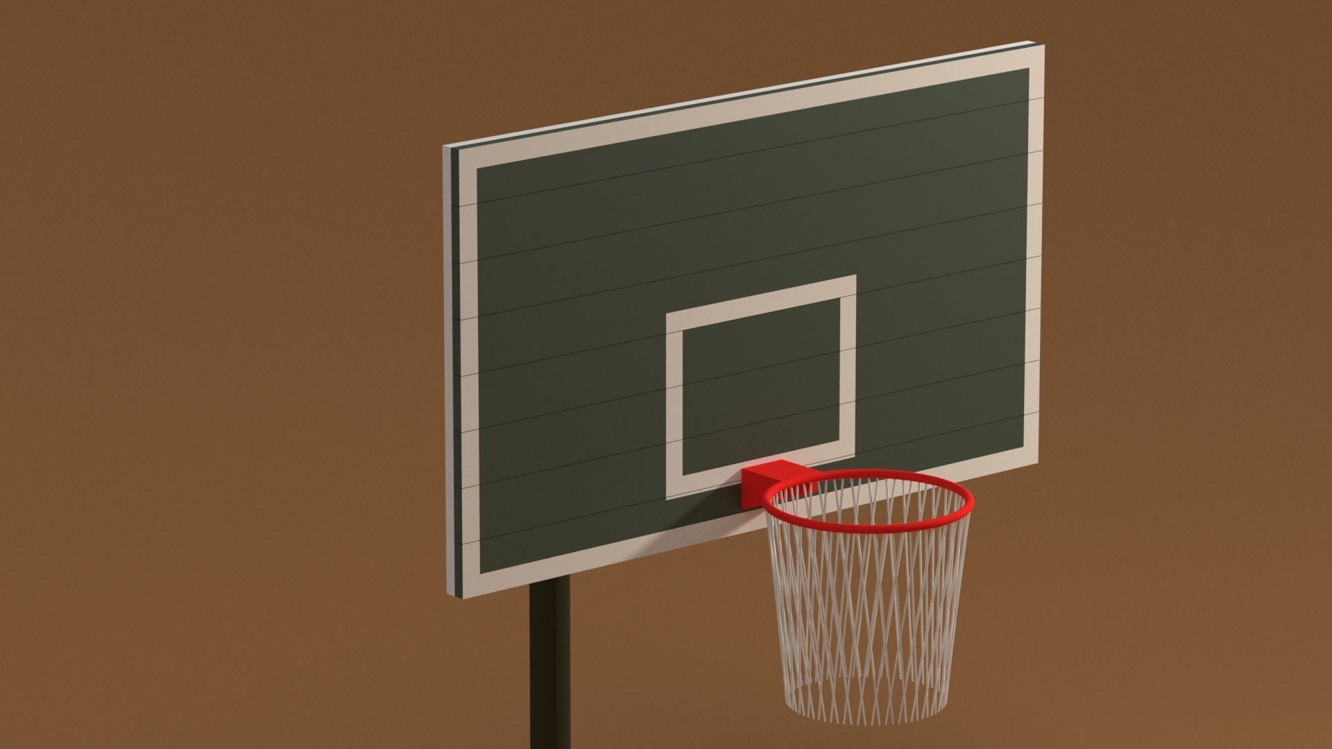 3D model Street Outdoor Basketball Hoop VR / AR / low-poly | CGTrader
