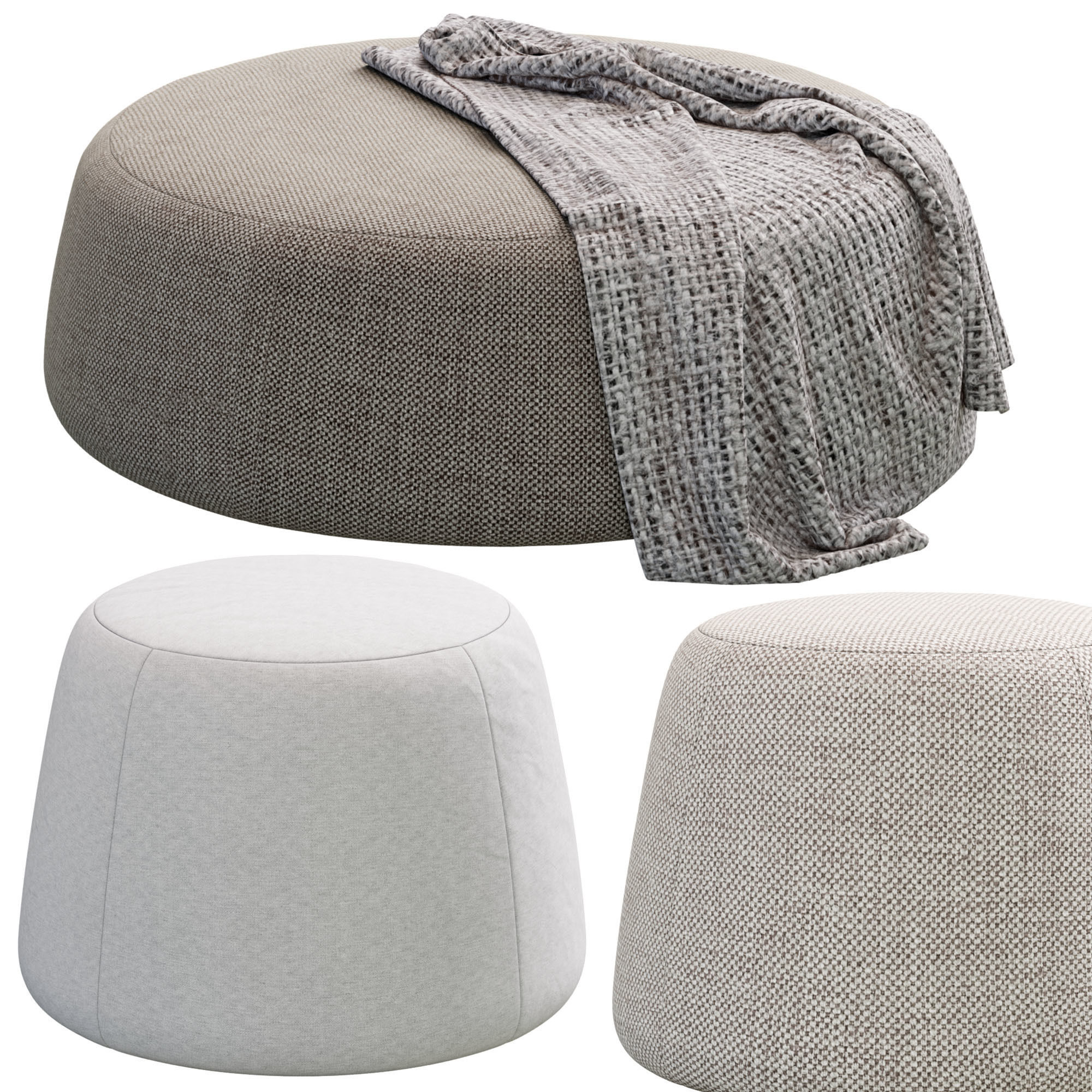 Boca pouf 3D model | CGTrader