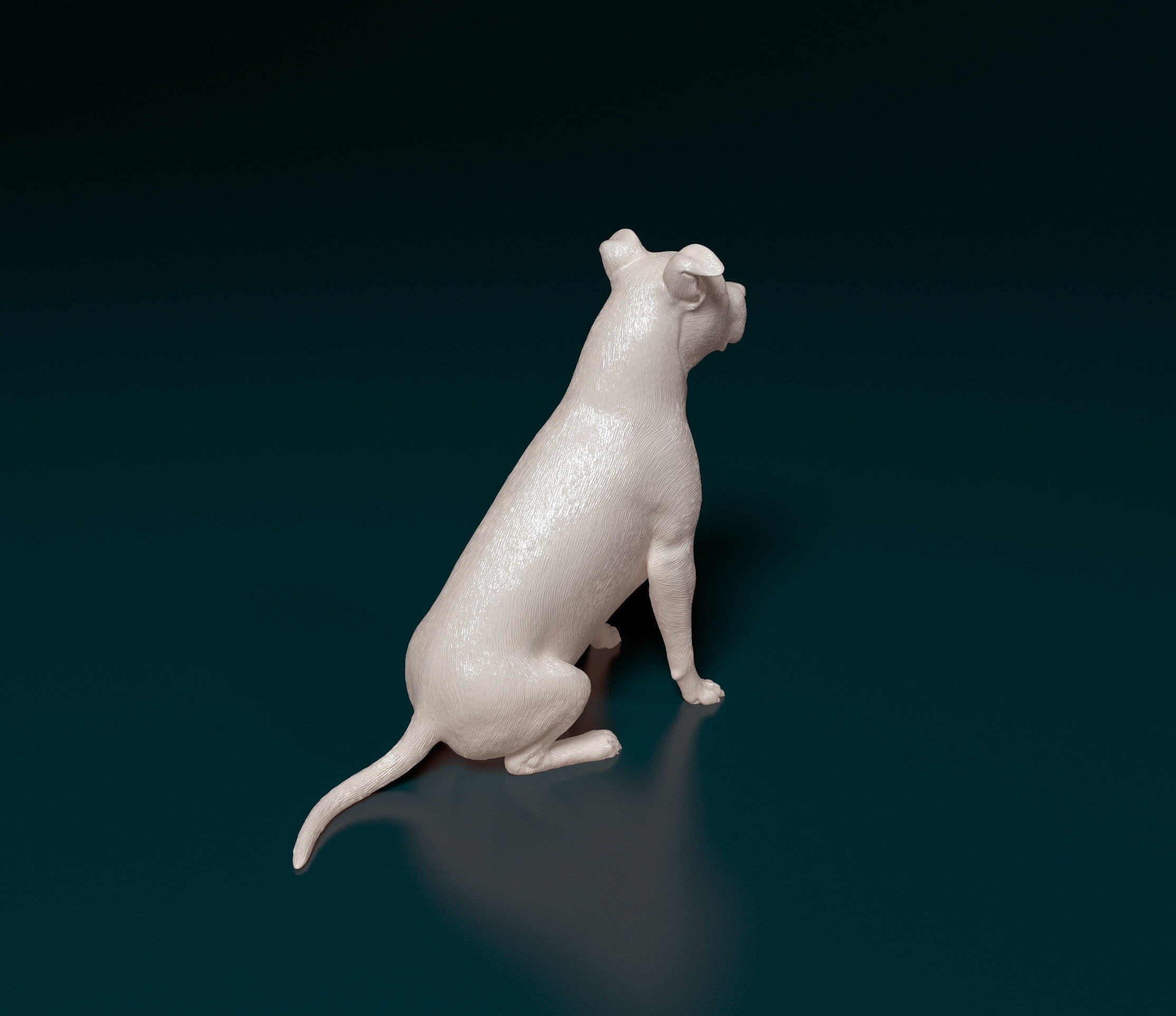 Staffordshire bull terrier 6 3D model 3D printable | CGTrader