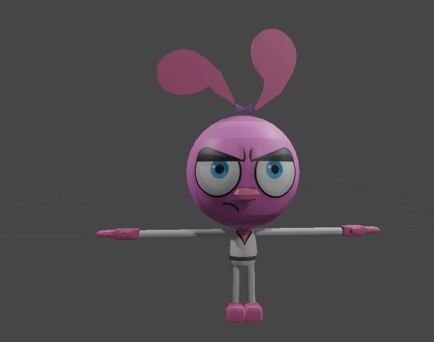 Pair of Toon ninja bunnies from Yin Yang Yo Series free VR / AR / low ...