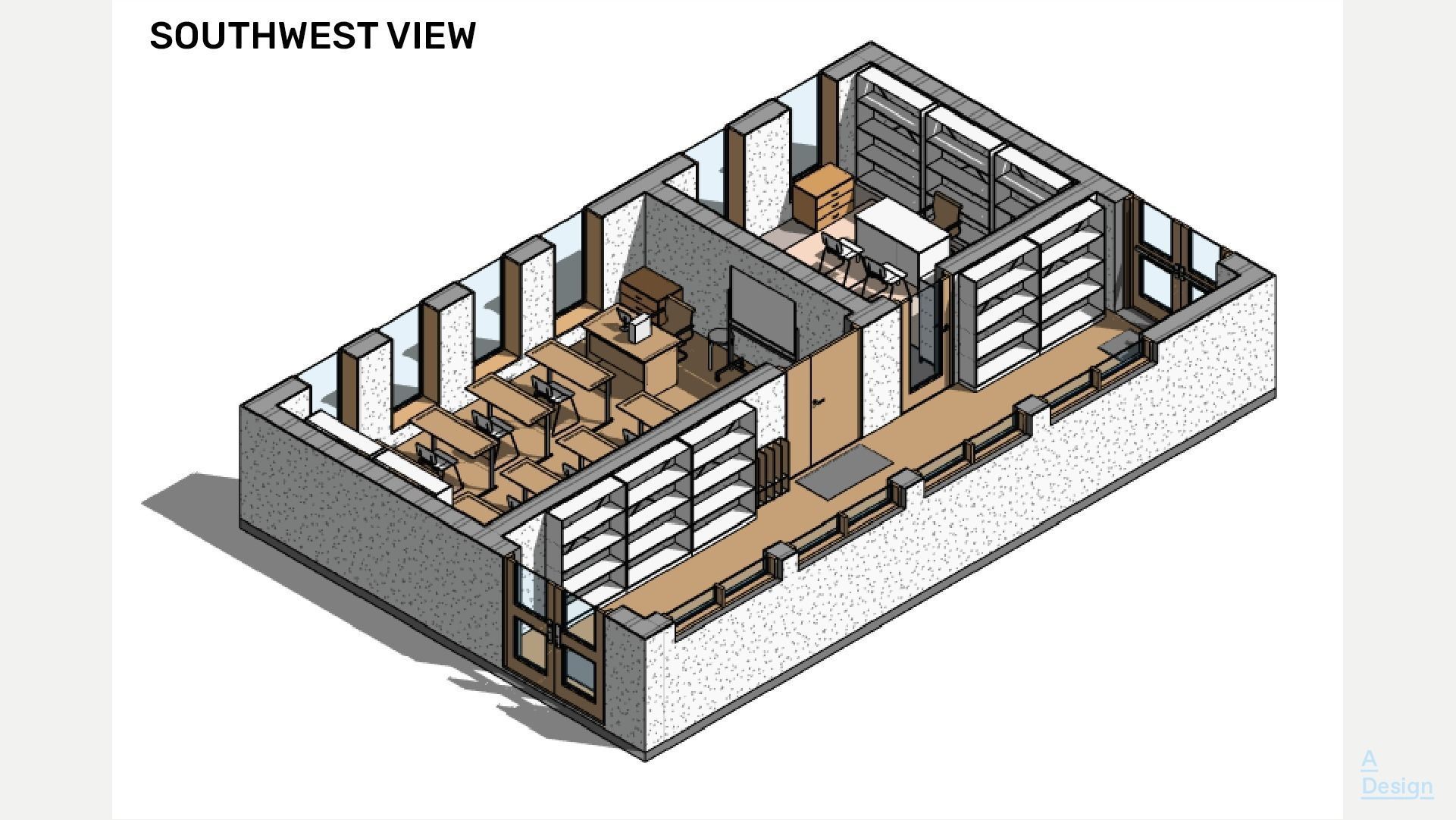The audience or classroom - Revit 3D model | CGTrader