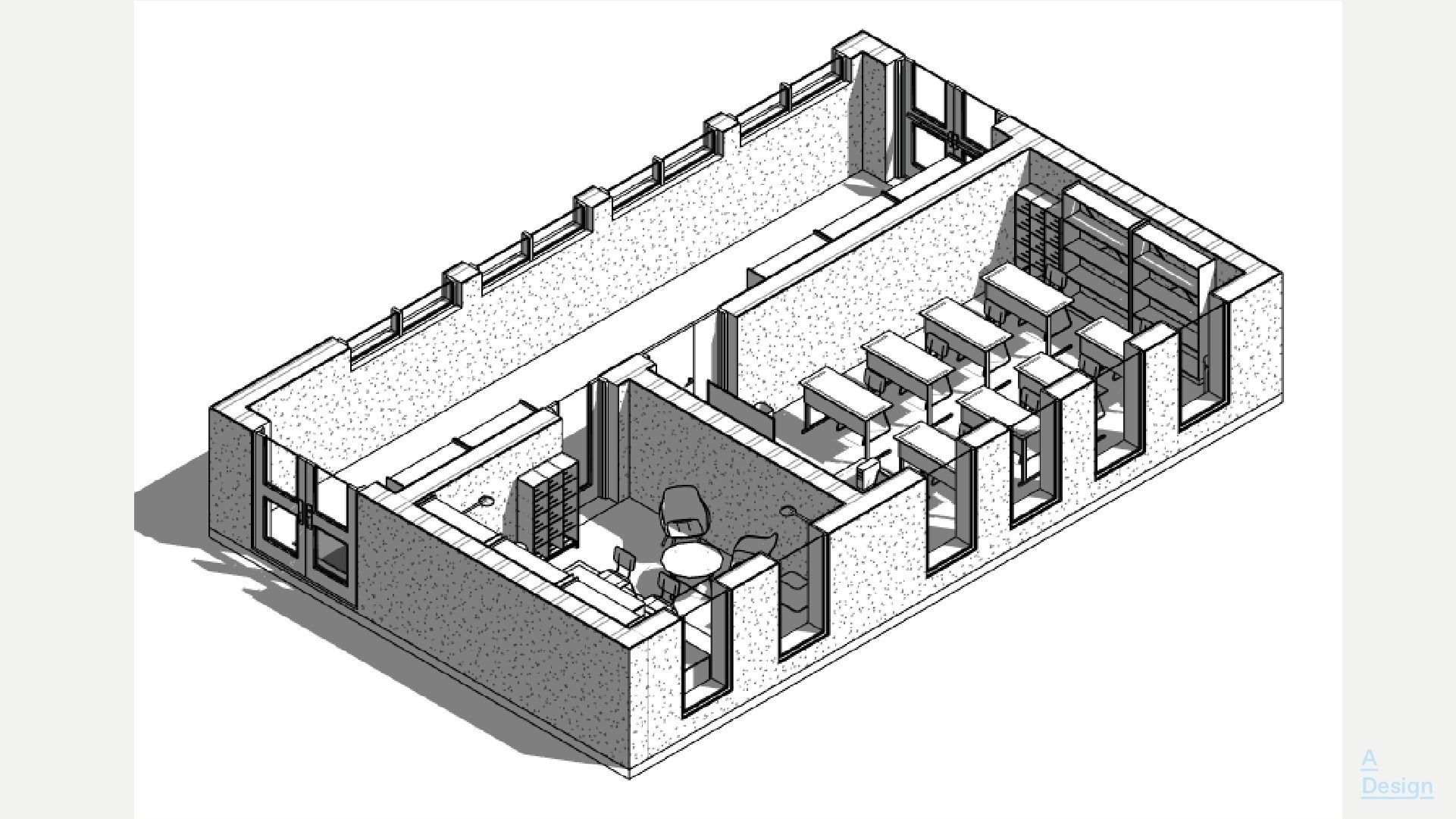 The audience or classroom - Revit 3D model | CGTrader