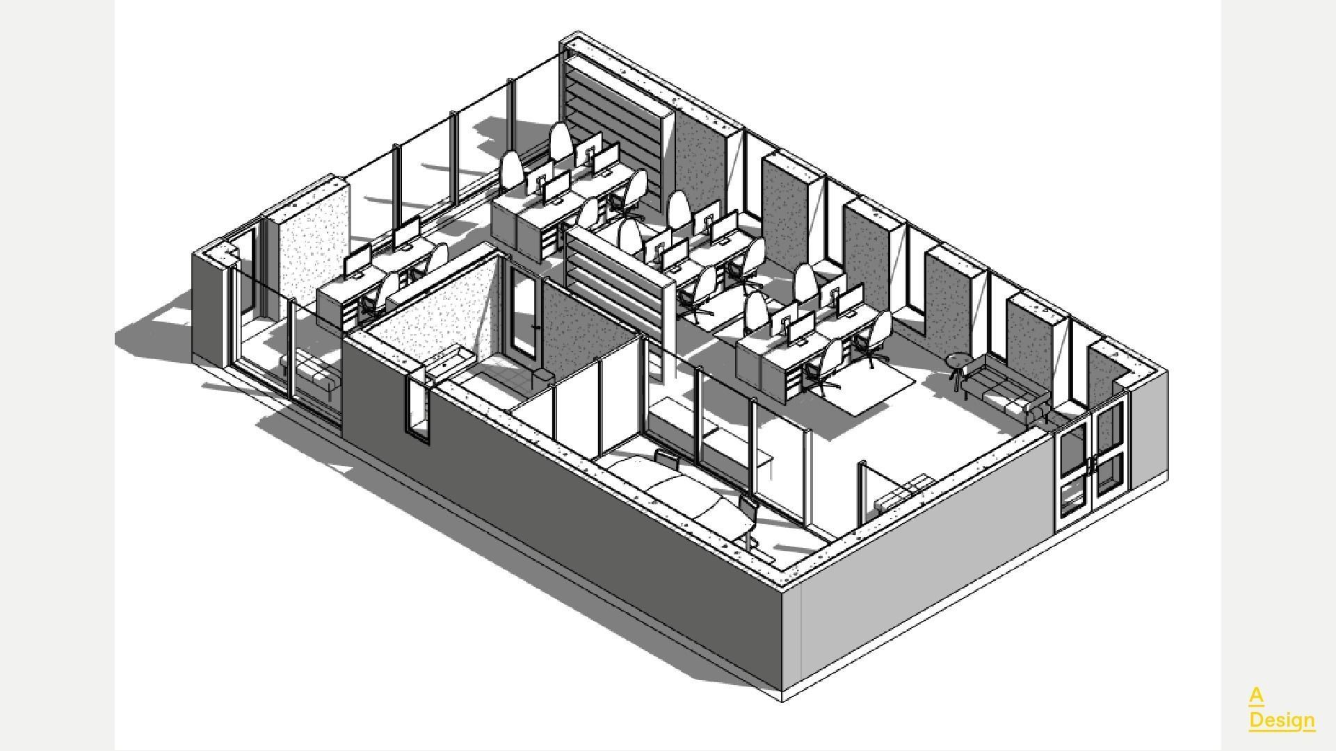 Office - Revit 3D model | CGTrader