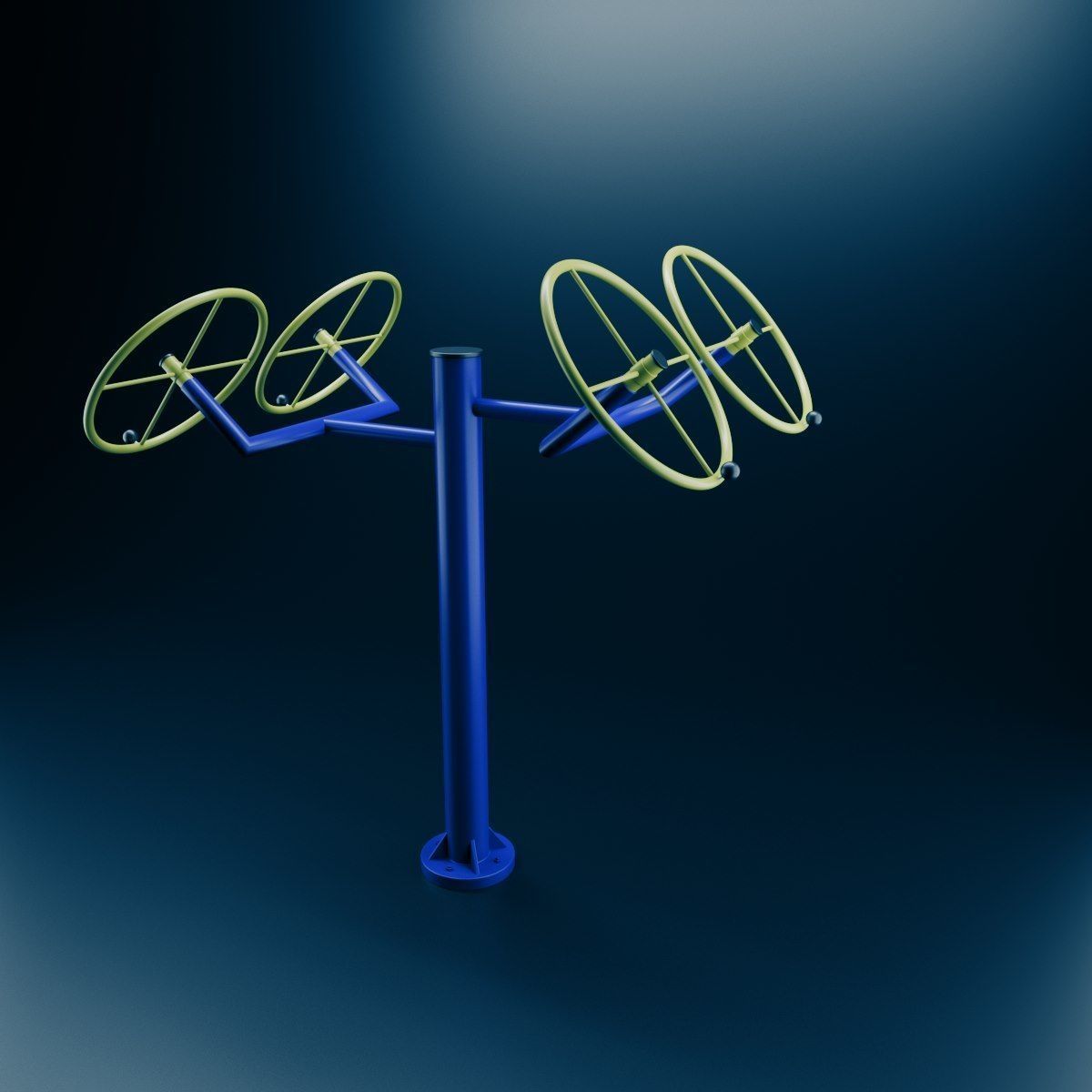 EXTERIOR GYM 3D model | CGTrader