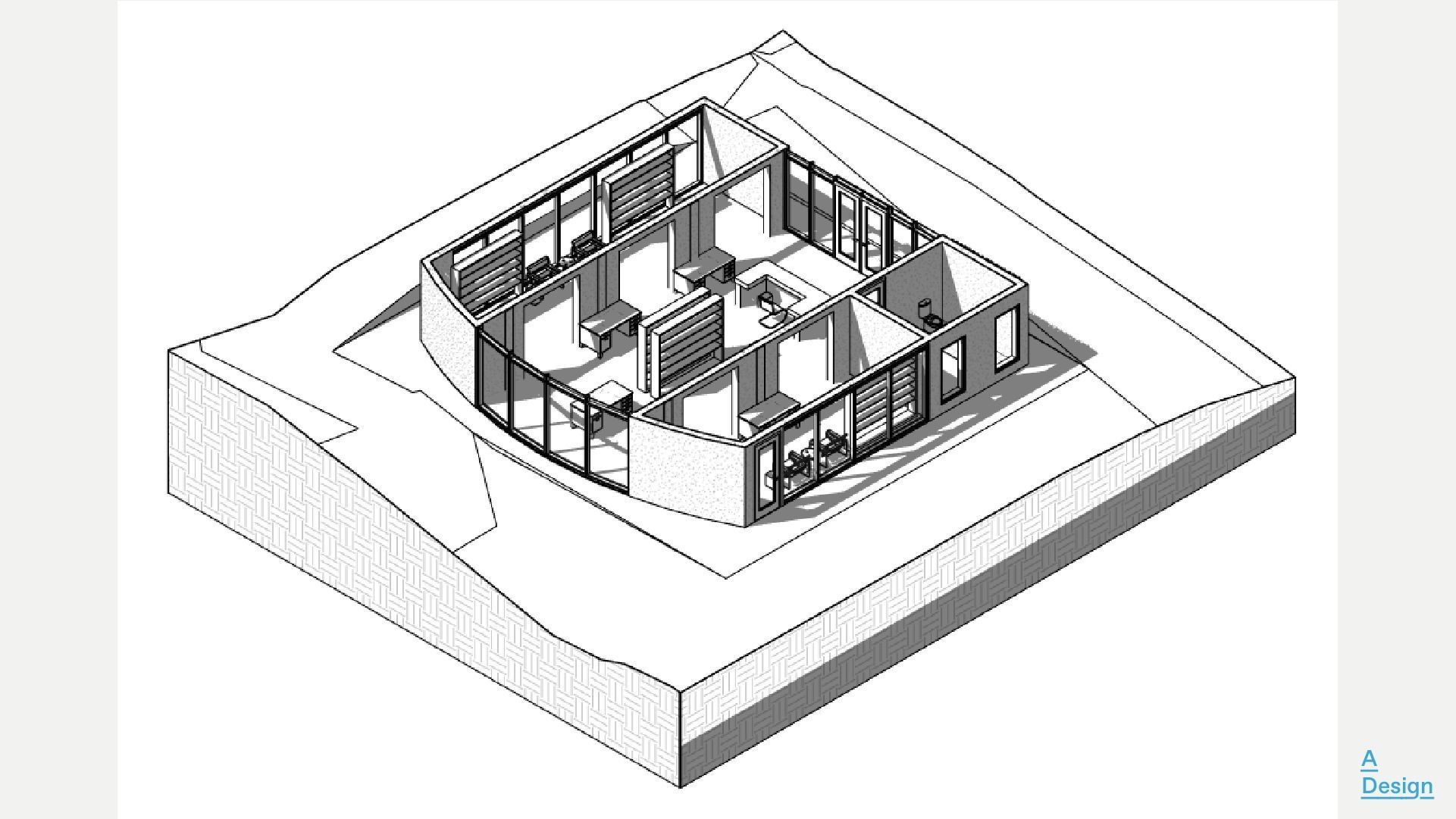 Showroom - Revit 3D model | CGTrader