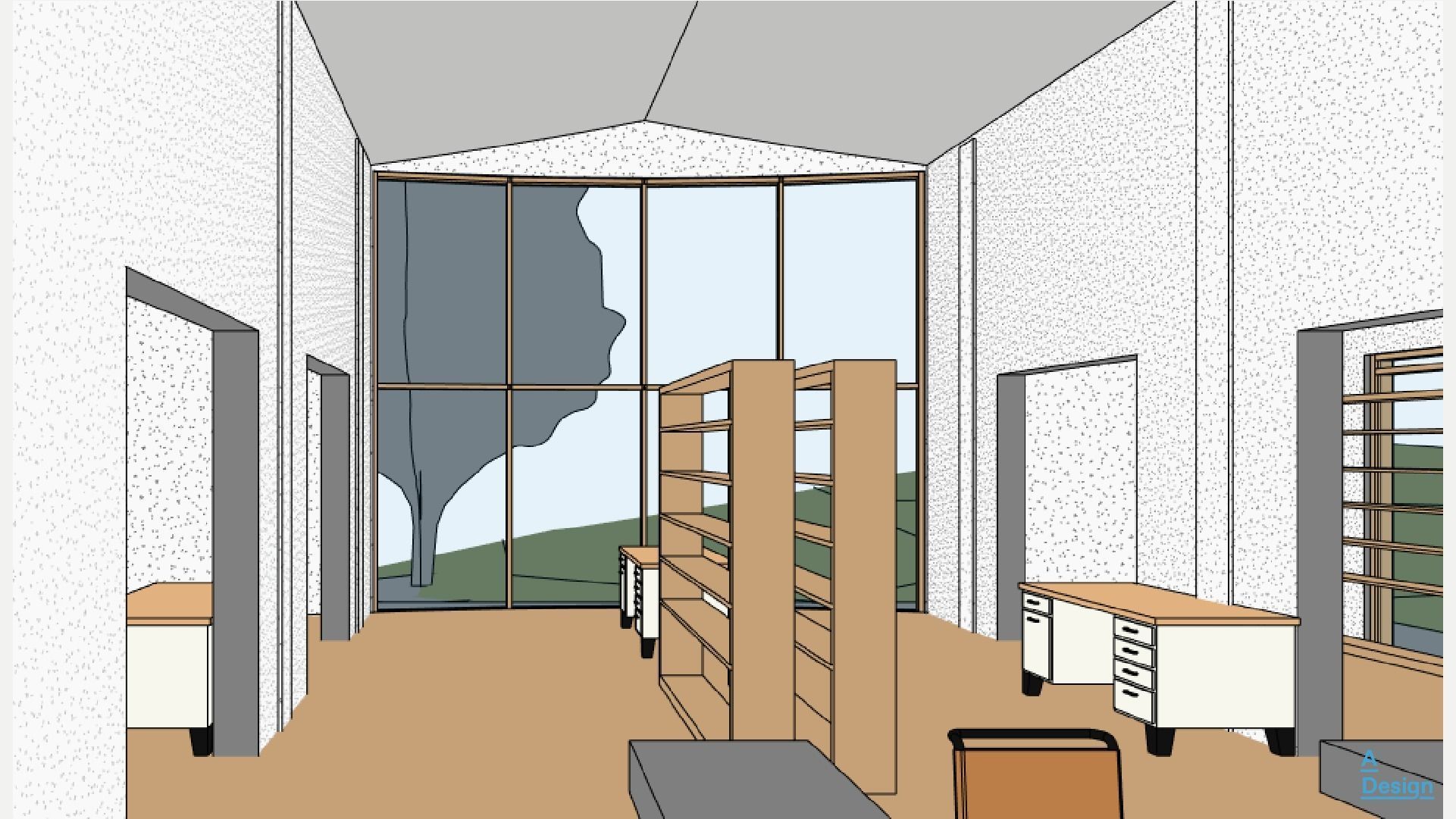 Showroom - Revit 3D model | CGTrader