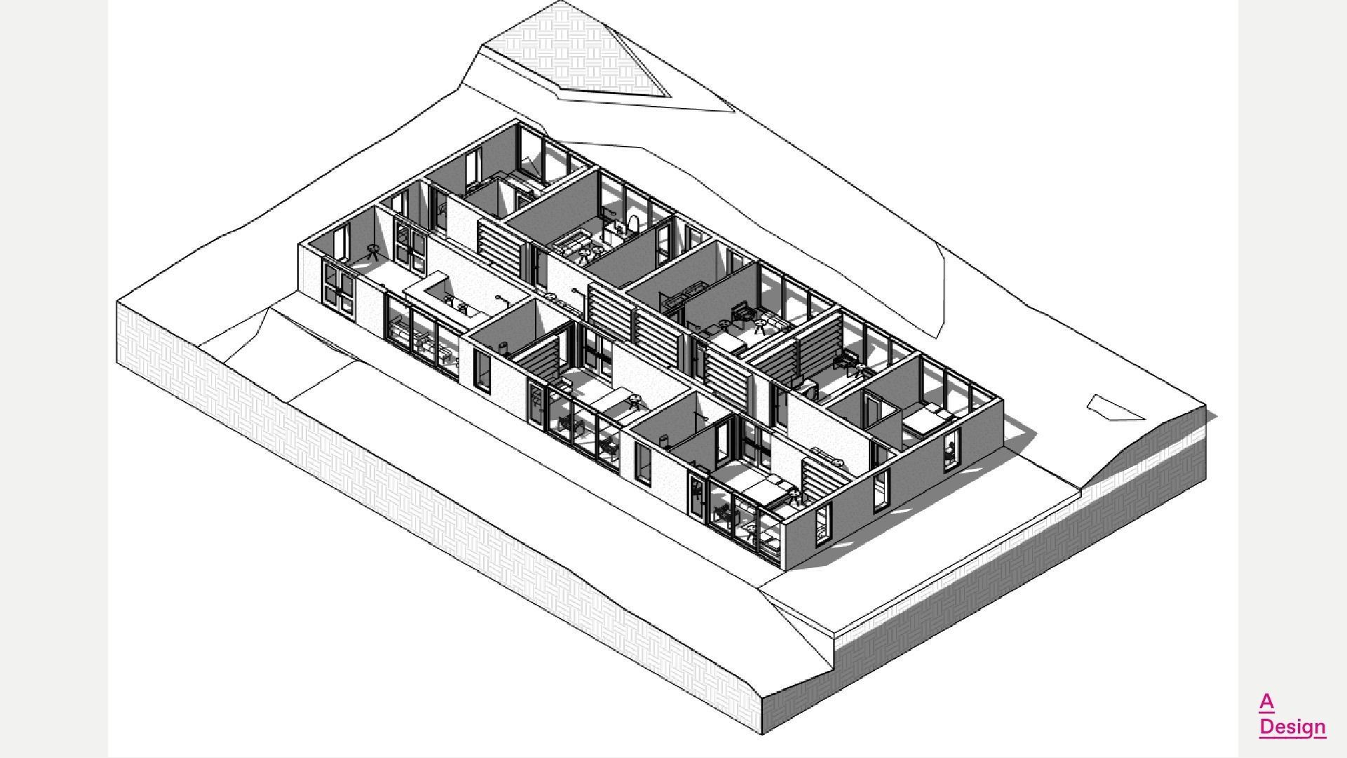 Nursing home - Revit 3D model | CGTrader