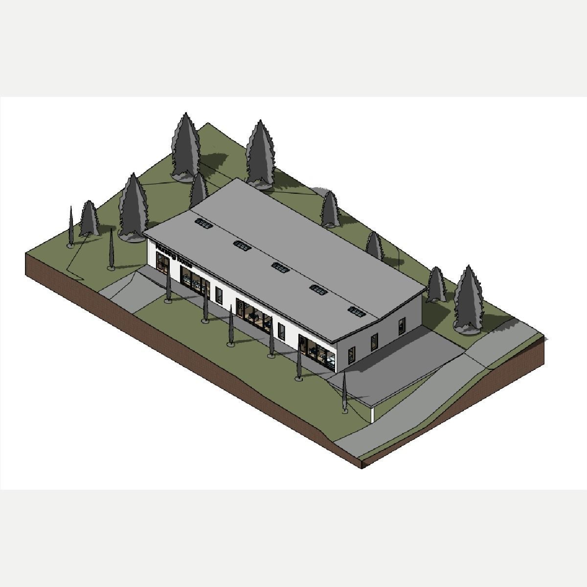 Nursing home - Revit 3D model | CGTrader